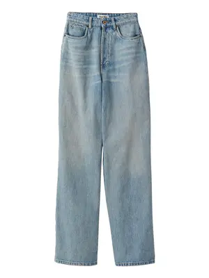 Miu Miu Straight-leg Jeans - Turquoise