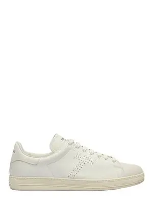 TOM FORD Leather Warwick Sneakers - Neutral