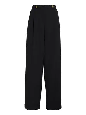 SANDRO Wool-blend Trousers