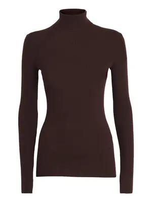 Maje Milko Rollneck Sweater - Brown