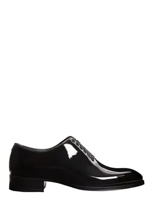 TOM FORD Ganni Patent Leather Formal Shoes - Black