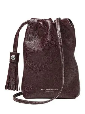 ASPINAL OF LONDON Leather Hudson Cross-body Bag - Red