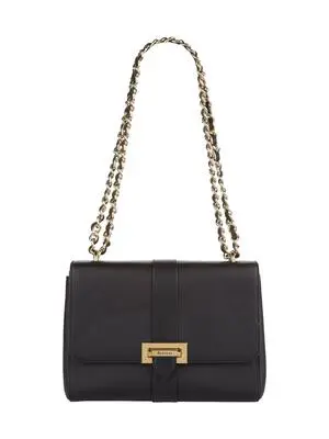 ASPINAL OF LONDON Small Leather Lottie Cross-body Bag - Black