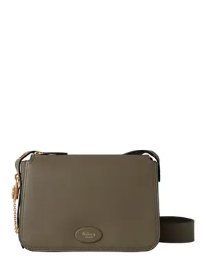 Mulberry Leather Cross-Body Bag Green