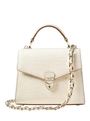 ASPINAL OF LONDON Mayfair 2 Top-handle Bag - Ivory