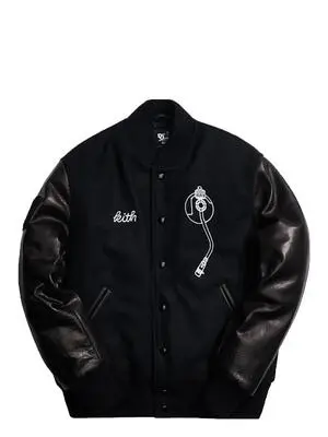 Kith X Golden Bear X Def Jam Varsity Jacket - Black