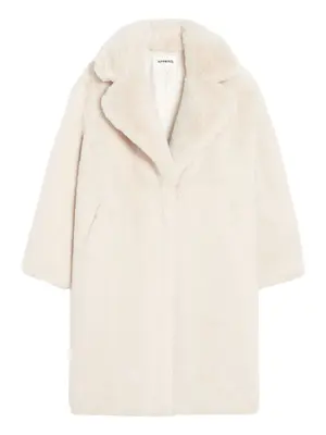 Apparis Apparis Steffi Faux Fur Coat Neutrals