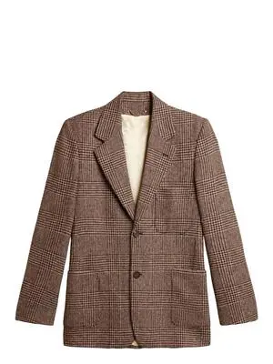 GOLDEN GOOSE Checked Blazer - Brown
