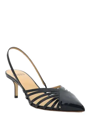 FRANCESCO RUSSO Slingback Pumps - Black