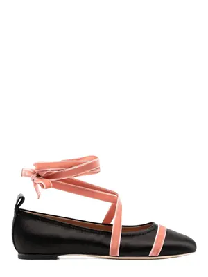 MALONE SOULIERS Spencer Ballerina Shoes - Black