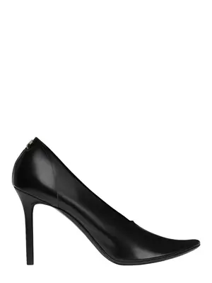 COURREGES 100mm Translucent Pumps - Black