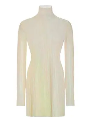 ROSETTA GETTY Rosetta Getty Sheer Plissé Dress