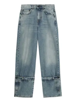 HAIKURE Haikure Logo-Patch Straight Jeans