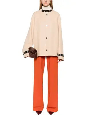 JIL SANDER Belted Coat - Neutrals