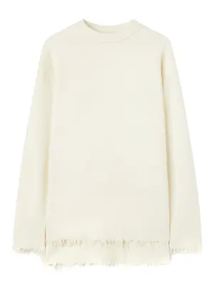 JIL SANDER Crew-neck Jumper - White
