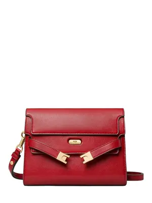 Tory Burch Tory Burch Lee Radziwill Shoulder Bag Red