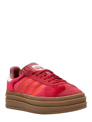 Adidas Gazelle Bold Velvet Pack Sneakers - Red