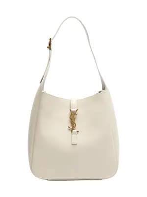 Saint Laurent Saint Laurent Le 5 À 7 Small Hobo Bag White