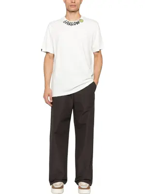 BARROW BARROW Logo-Print T-Shirt White