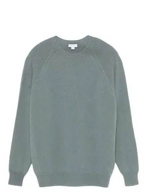 Sunspel Lambswool Sweater - Green