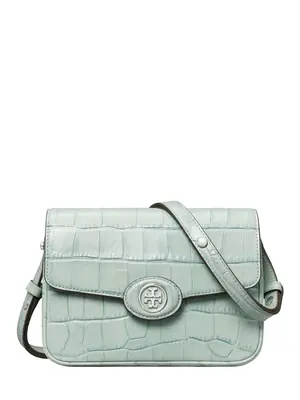 Tory Burch Robinson Convertible Crossbody Bag - Blue
