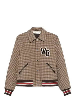 WALES BONNER Homecoming Varsity Jacket - Brown