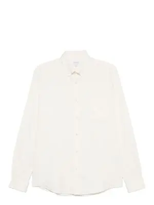 Sunspel Flannel Button-up Shirt - Neutrals