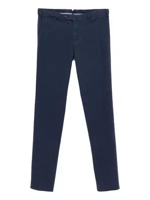 PT TORINO Slim-cut Chino Trousers - Blue