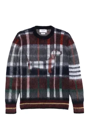 Thom Browne Hector Brushed Sweater - Blue