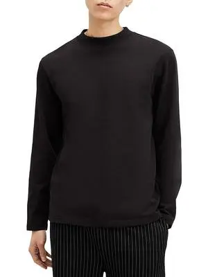 ALLSAINTS Nero Cotton Relaxed Fit Tee Jet Black