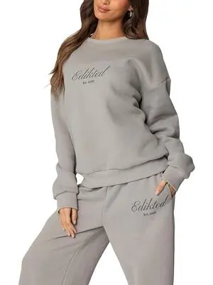 EDIKTED Get Sweatshirt - Gray