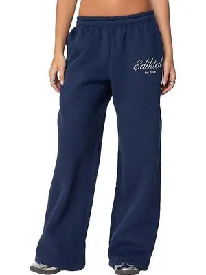 EDIKTED Get Sweatpants - Navy