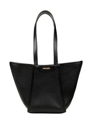 Cult Gaia Small Sadie Leather Tote - Black