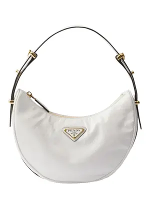 Prada Arqué Shoulder Bag - White