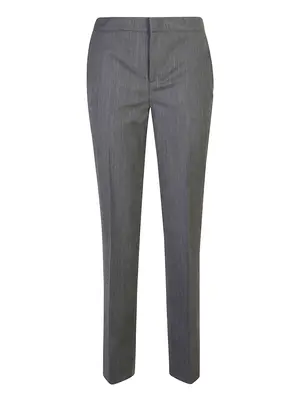 TWINSET Logo-plaque Trousers - Grey