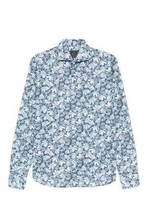 ORIAN Floral-print Shirt - Blue