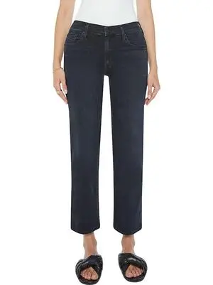 MOTHER The Rambler Ankle Straight Leg Jeans - Night In Venice