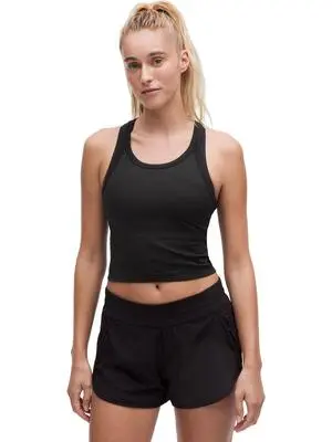 Lululemon Swiftly Tech Cropped Racerback Tank Top 2.0 Black