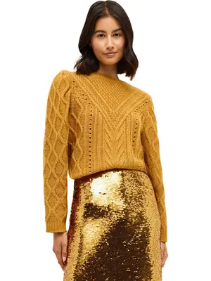 MARIE OLIVER Felicia Sweater - Golden