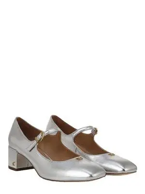 CIRCUS NY BY SAM EDELMAN Eloisa Mary Jane Pumps Soft Silver