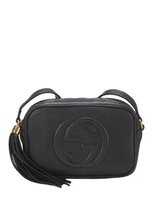Gucci Leather Soho Disco Bag - Black