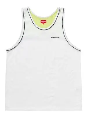 Supreme Piping Tank Top - White