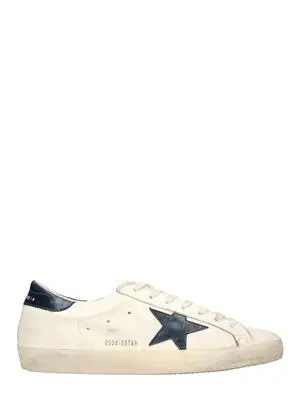 GOLDEN GOOSE Super-star Leather Sneakers - Beige