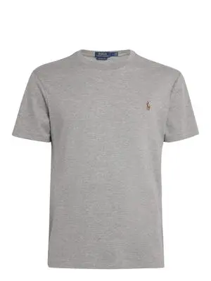 Polo Ralph Lauren Pima Cotton Polo Pony T-shirt Grey