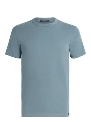 TOM FORD Stretch-cotton T-shirt Green
