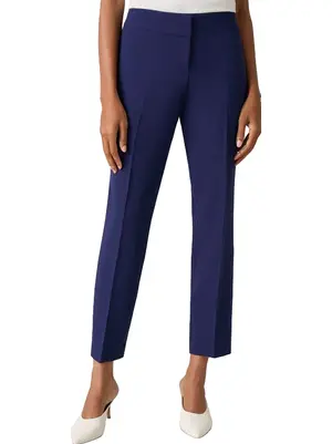 KASPER Ava Straight Leg Pants - Kasper Navy
