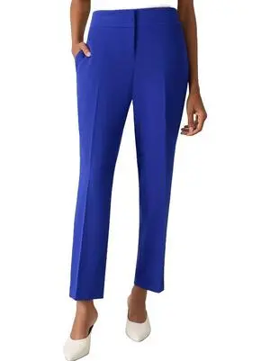 KASPER Ava Straight Leg Pants - Royal Signature
