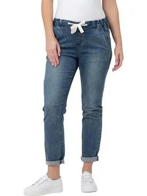 RIPE MATERNITY Denim Jogger - Blue