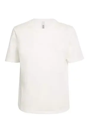 SKIMS Cotton-Blend Relaxed T-Shirt White