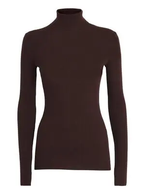 Maje Milko Rollneck Sweater - Brown